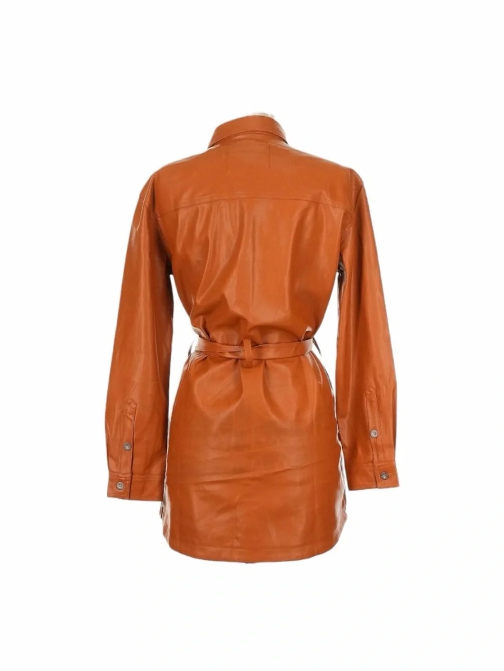 Jessica Simpson | Jackets & Coats | Jessica Simpson Cognac Faux Leather ...
